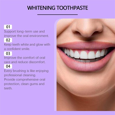 Oralhoe Fresh Breath Toothpaste - Gentle Teeth Cleaning, Sta
