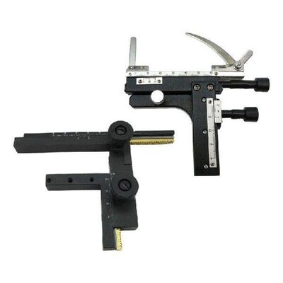 0-60mm Scale Microscopio Movable Measuring Ruler Biological