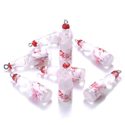 10Pcs Plastic Pop Cola Soda Drinks Beverages Charms Juice Al