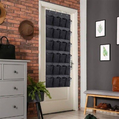 2Pcs Over The Door Shoe Organizer Shoe Storage Organizer 24