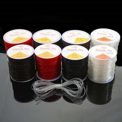 Round Crystal stetch string Buddha beads string rope beaded