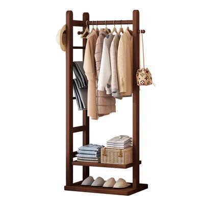 All solid wood hangers floor thickening multi-functional coa