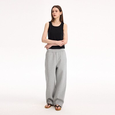 Unf Comforle And Lazy Air Layer Loose Draped Knitted Straigh