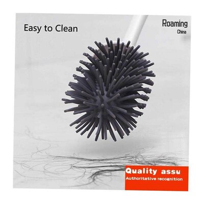 -Silicone toilet brush Wallmounted toilet brush