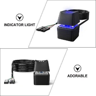 Power on Button Switchbutton Computer Components Desk Host
