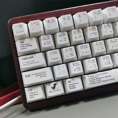 131 Keys Cherry Profile Programmer Style Keycaps Minimalist