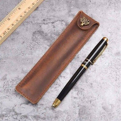 Leather Pen Holder Fountain Pen Pouch Handmade Ballpoint