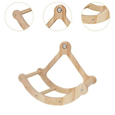 Bird Rotfating Perch Toy Bird Perch Stand Toy Parrot Wheel