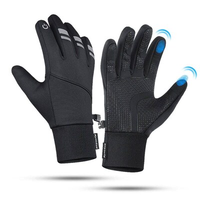 Autumn Winter Warm Cycling Gloves Water Windproof Touchscree