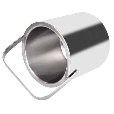 1.3L Stainless Steel Ice Cube Container Double Walled Ice Bu