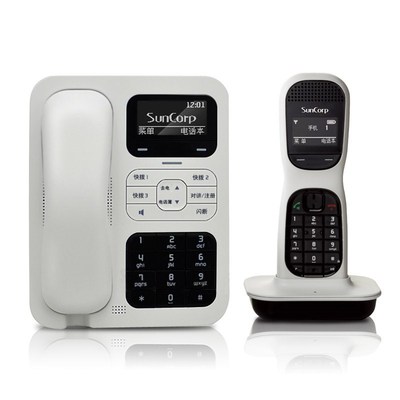 新确colombo combo数字无绳电话机中文菜单子母机家用办公