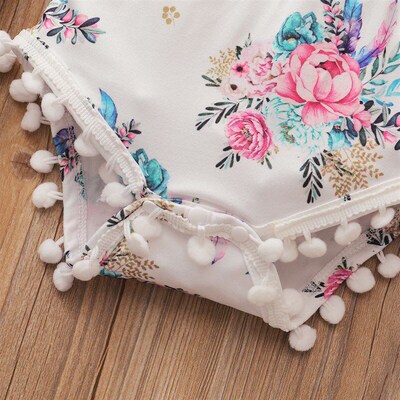 Baby Toddler Spring Autumn 2025 Sleeveless Floral Printed Tr