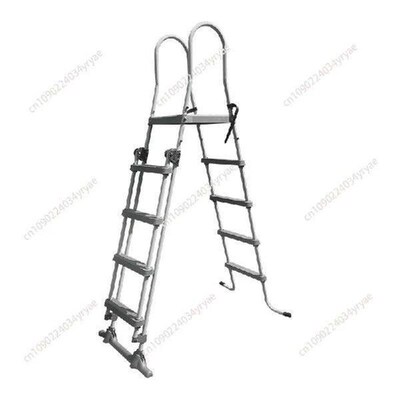 Pool Entry Step Ladder with Secure Non-Slip Steps for Above