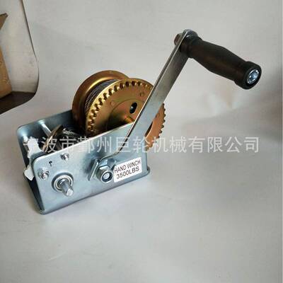 手绞盘绞车动715厂家钢销售3500LBS丝款多规拖车绞格盘
