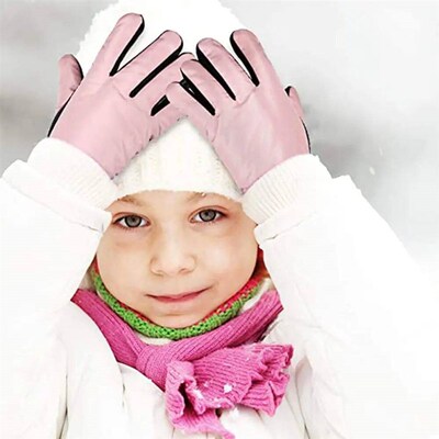 Boy Girls Ski Snowboard Windproof Gloves Children Adult Wint