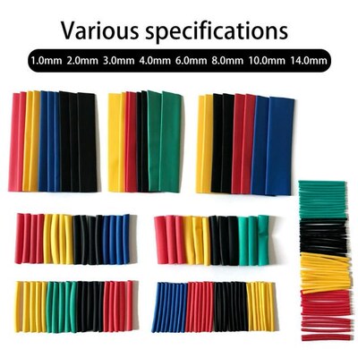 164pcs/Set Heat Shrink Tubing Wrap Wire Cable Sleeve Insulat