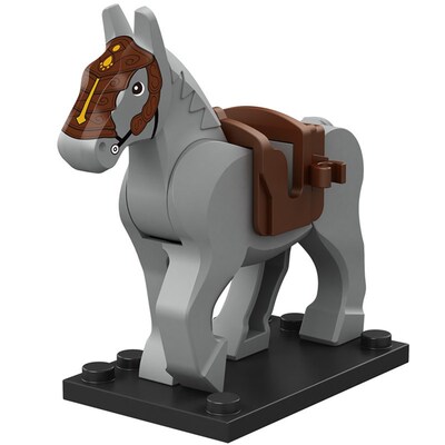 Single Sell Medieval Knight Roman War Horse Rohan Animal Bui