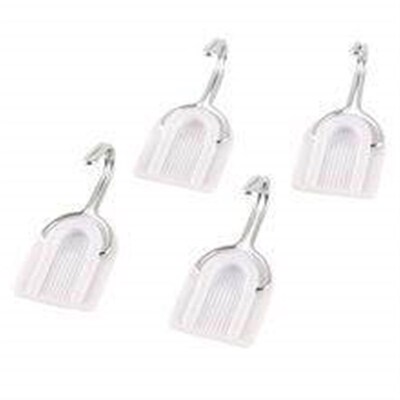 Creative White Hooks, Set of 6, for Organizing and Storing,