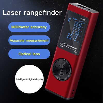 80m Handheld Mini LCD Digital Laser Distance Meter Measure R