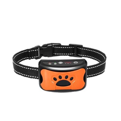 Pet Dog Training Collar Anti Barking Device USB Electric Ult