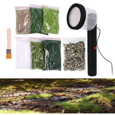 Portable Electrostatic Grass Planter Electrostatic Grass