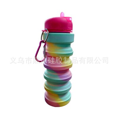 Portable Foodgrade Silicone Folding Cup Outdoor Travel Cup H