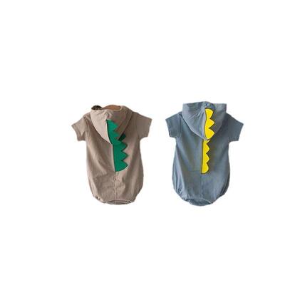 Korean Version Of Newborn Clothes tton Dinosaur Shape Short