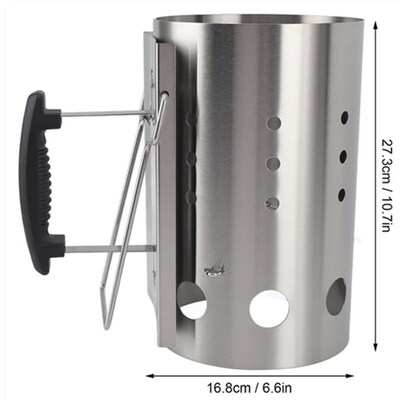 Chimney Starter Barrel Fire Starting Grill Rapidfire