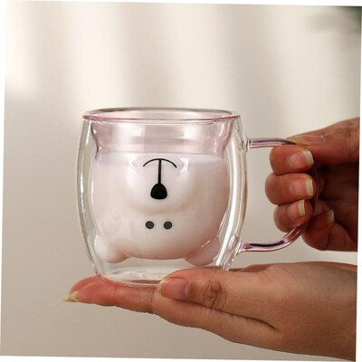 Water glass mug Coffee Cup Set Heat-resistant Double Handle