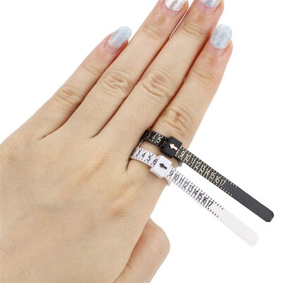 Ring Ruler Measurer Finger Coil Ring Sizing Tool  Size US Si