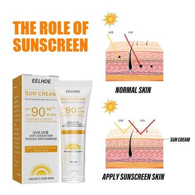 New Facial Sunscreen SunCream Sunblock Skin Protective Cream