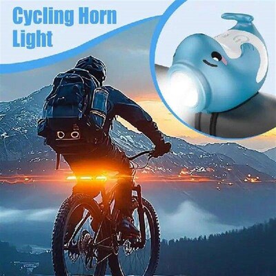Cycling Lights Horn Waterproof 110 Decibel Horn Cute Whale