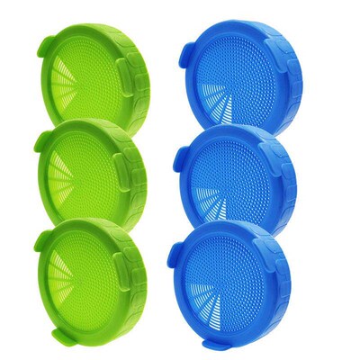 Wide Mouth 6PCs 86mm Caliber Food Grade PP Plastic Sprout