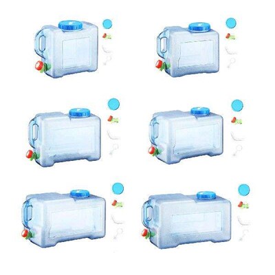 Portable Clear Water Dispenser with Spigot Lightweight