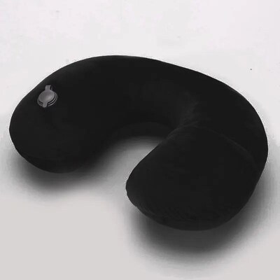 1PC U-shaped Travel Pillow Portable Inflatable Neck Cervical