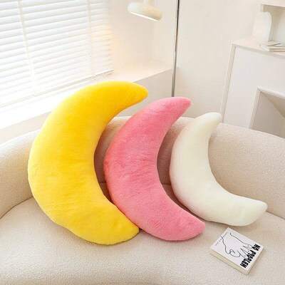 Cute Pillow Moon Sofa Pillow Cushion Bedroom Bed Girl Birthd