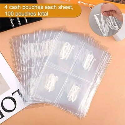 100 Envelope Cash Saving Challenge Binder100 Day Couple Savi