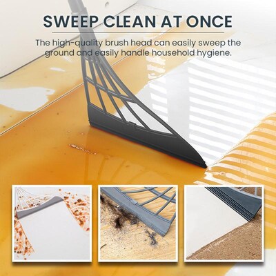 Magic Wiper Broom Wipe Squeeze Silicone Mop for Wash Floor C