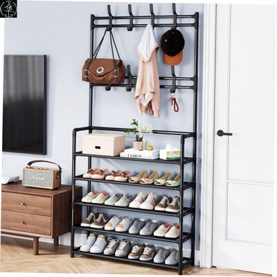Shoe Rack Aluminum Metal Standing Shoe Rack DIY Shoes Shelf