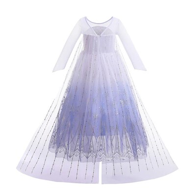 Frozen Elsa Princess Girls Dresses Carnival Party Children B