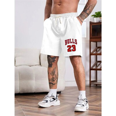 Bulls 23 Shorts Bean Beach Shorts Men 3D Printing Board Shor