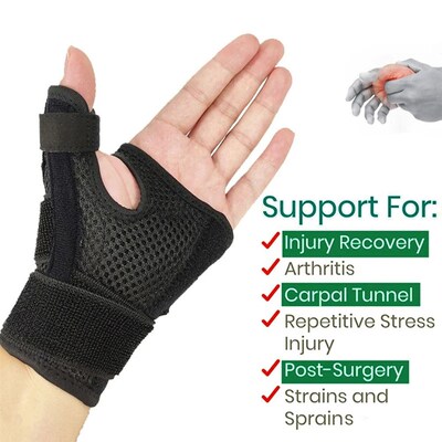 Flexible Splint Wrist Thumb Support Brace for Tendonitis Art