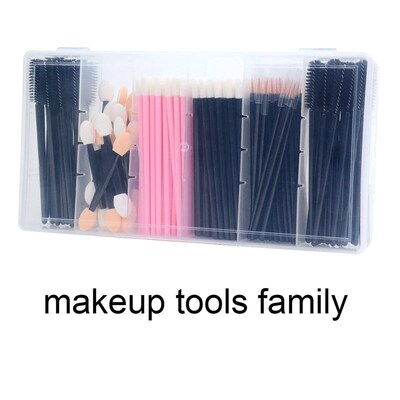 220Pcs Makeup Tools Kit Case Eyebrow Brush Eyelash Mascara W