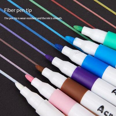 12/60 Colors Acrylic Marker Rock Painting Kit for Kids Child