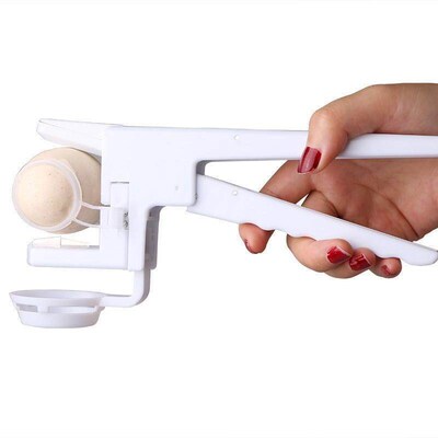 Plastic Handheld EZ Cracker Egg Cracker Separator Egg Home R