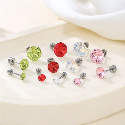 Xiaohongshu 4/ 6/ 8mm Flashing Schwarlow Korean Version Ear