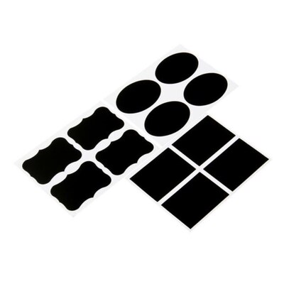 36 Pcs Chalkboard Blackboard Chalk Board Stickers Craft Kitc