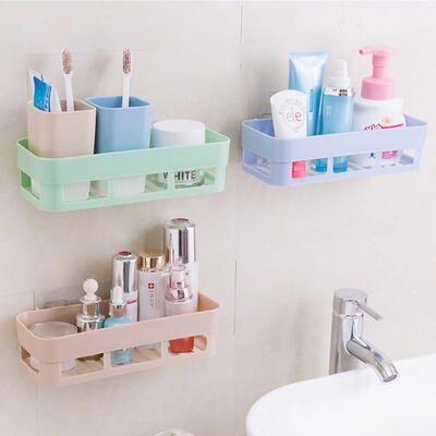 Wall-mounted bathroom storage rack, suitable for the washroo