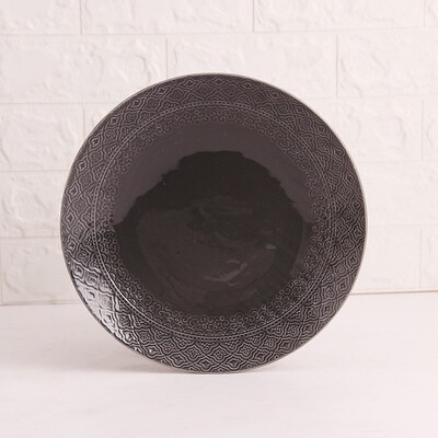 Delicate Relief Pattern Retro Dinnerware Ceramic tableware