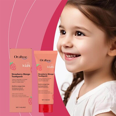 ORALHOE Childrens Toothpaste - Gentle Teeth Cleaning, Cavit